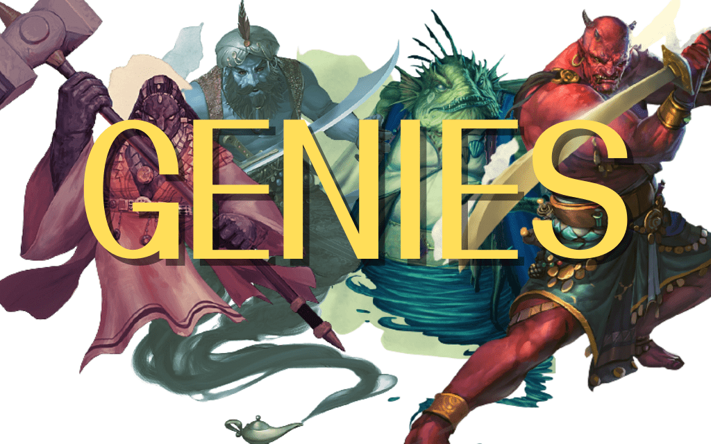 Genies in D&D 5e - More Than Wish Granters! - Tabletop Joab